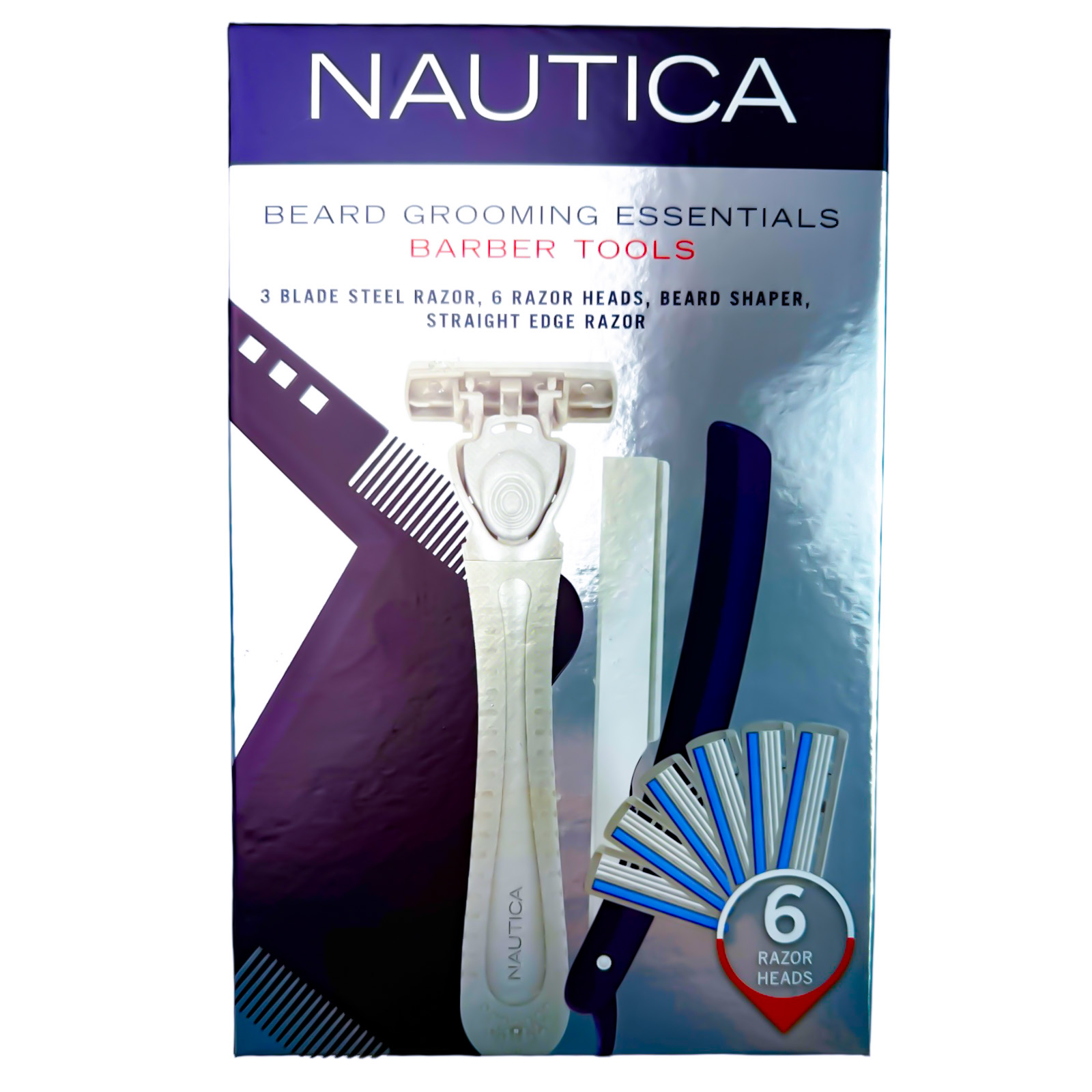 Nautica 10 Piece Grooming and Beard Essentials Kit - You get ALL THIS ...