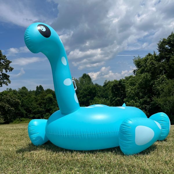 Choose from HUGE Inflatable Loch Ness Monster Lounger Float - 70 x 67 x ...