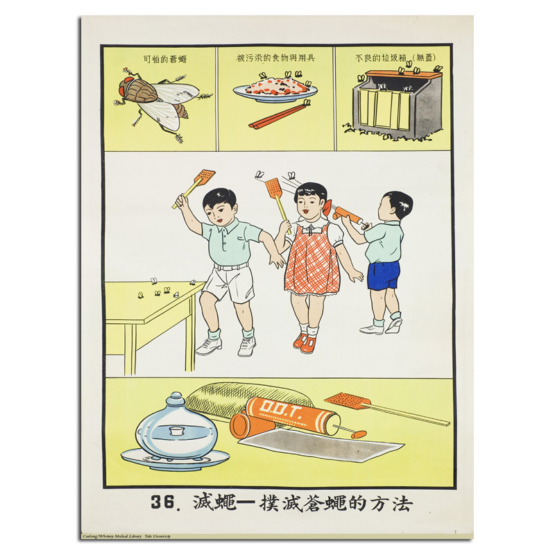 1959 Taiwan Public Health "DDT Children" - POSTER (2 sizes available ...