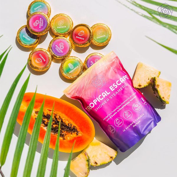 15 PACK of Aromatherapy Shower Steamers - Exotic Fruity Scents ...