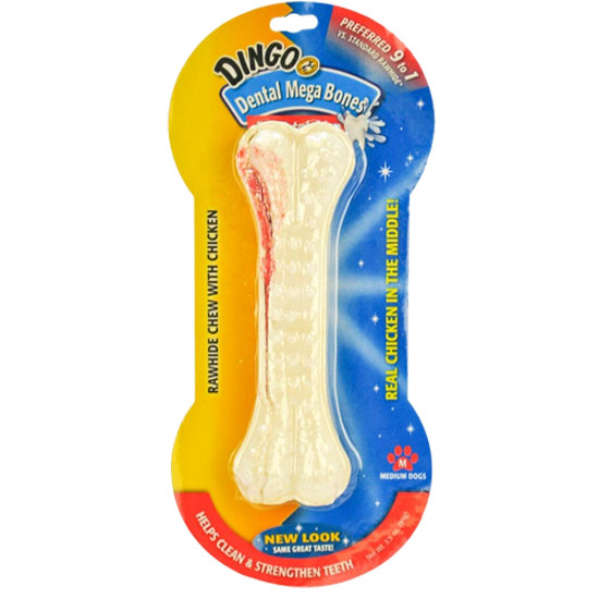 13 Deals - 2 Pack of Dingo Dental Mega Bone - Cleans Teeth and Freshens ...