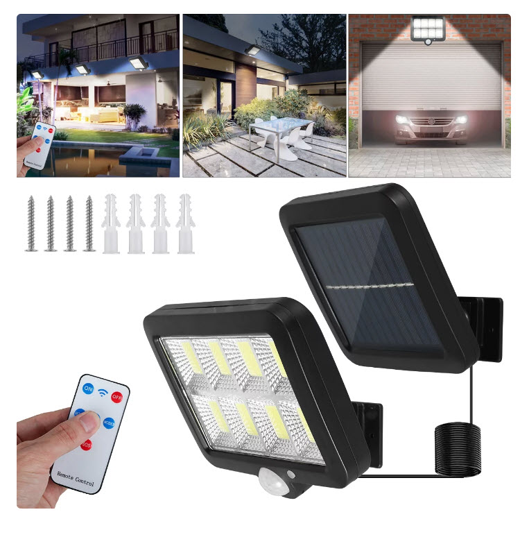 Remote Panel Motion Sensor Solar Light With Remote Control (I forgot to ...