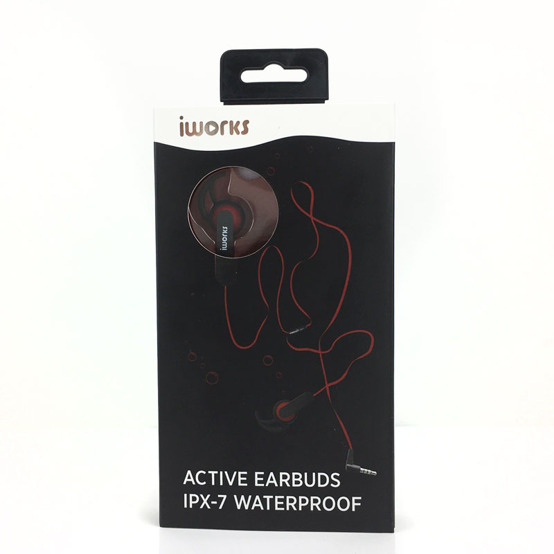 FREE - iWorks IPX-7 Waterproof Active Sports Earbuds With In-Line Mic ...