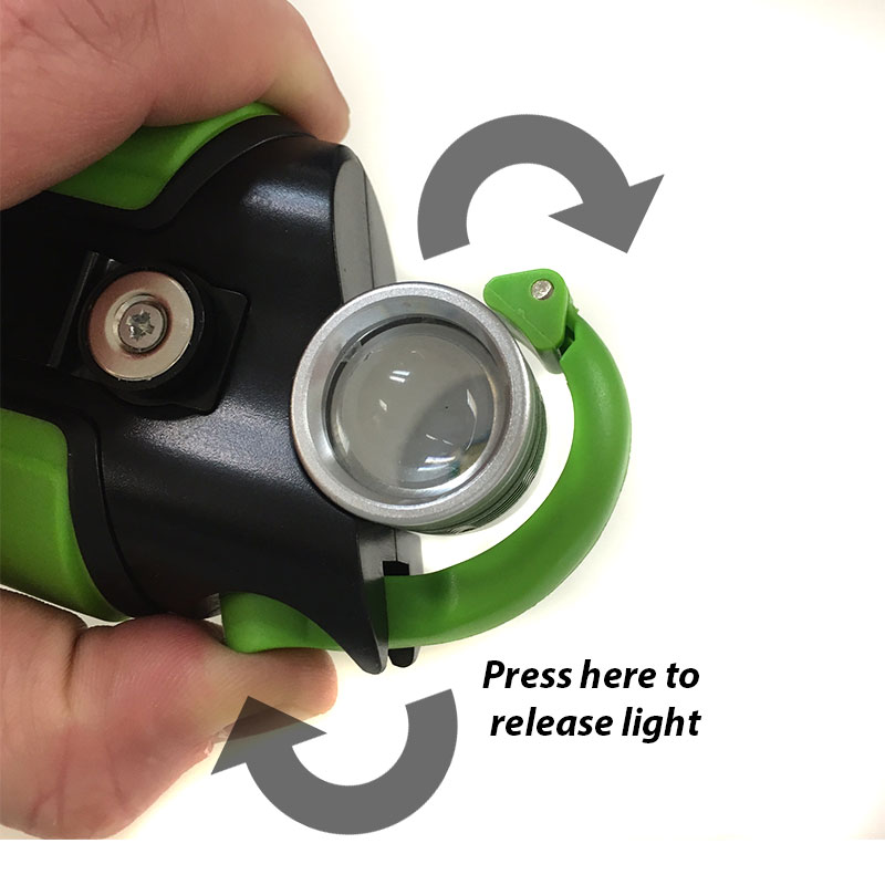 FREE - Cree Rugged Impact Resistant Rechargeable Cyclops Magnetic Base ...
