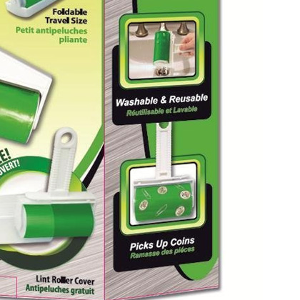 2 PACK! Magic Stick Reusable Lint Rollers - 2 - 3 pc. Sets - Just like ...