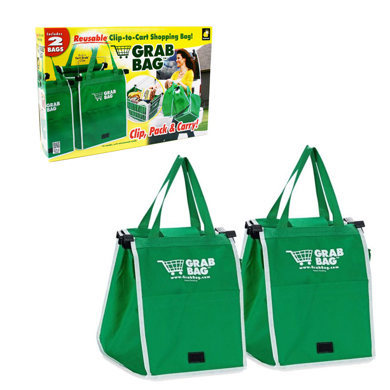 As Seen On TV Grab Bag Reusable Shopping Bags - SHIPS FREE! - 13 Deals
