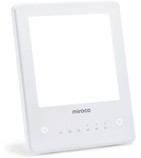 Miroco LED Sun Therapy Lamp UV-Free with Adjustable Timer - SAD ...