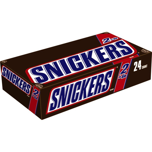 24 Pack of Snickers King Size / Share Size Candy Bars - SHIPS FREE ...