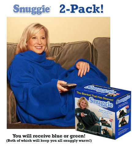 2 Pack - Snuggies - As Seen on TV! Time To Snuggle! - 13 Deals
