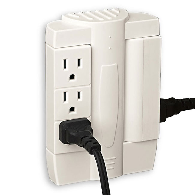 Swivel 'N Whirl Outlet - Side Socket Swiveling Outlet Multiplier ...