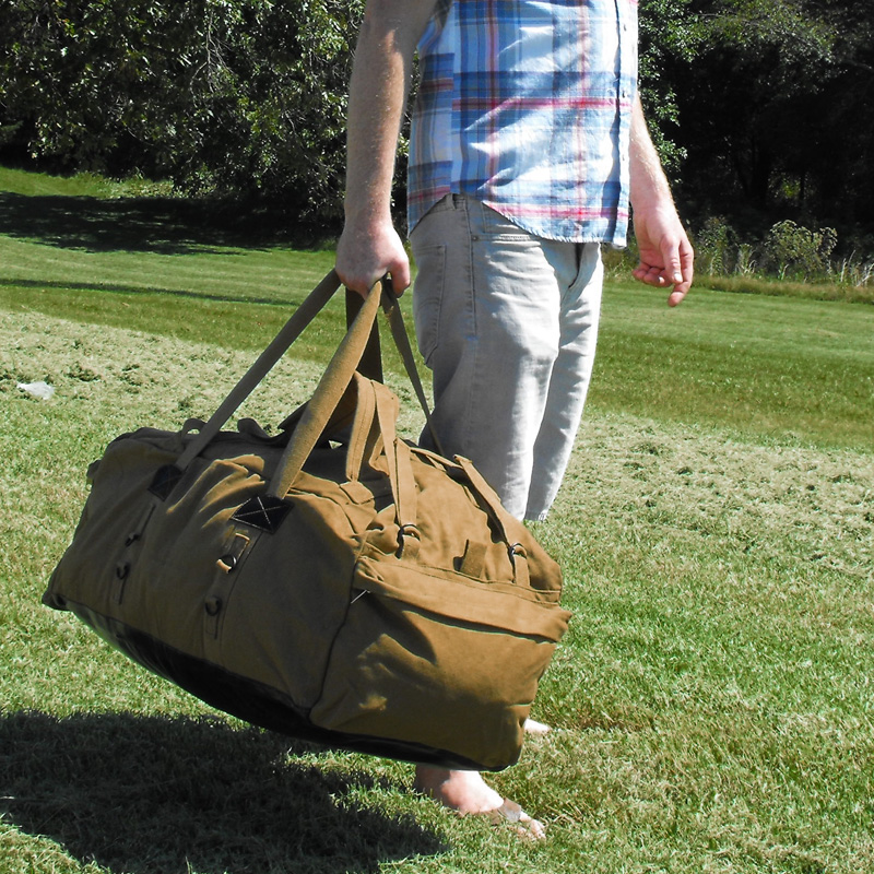 13 Deals - Texsport Large Canvas Tactical Backpack / Duffel Bag w ...