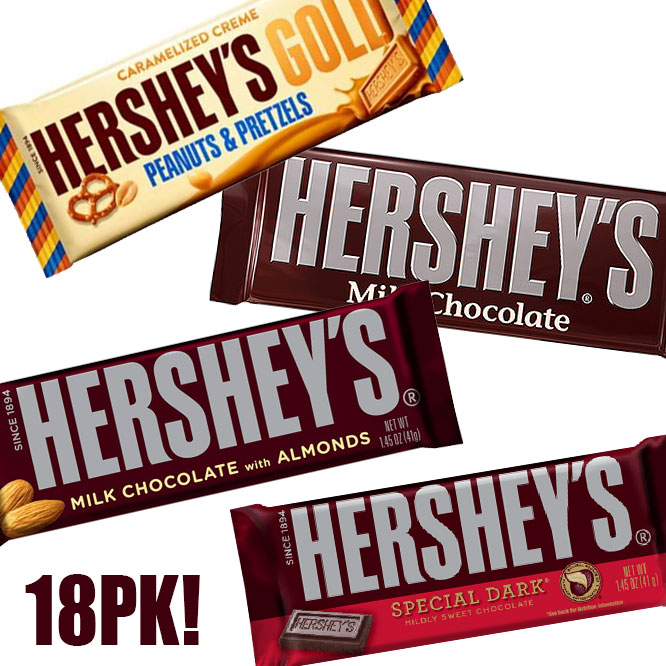 Hershey's Full Size Candy Bars Variety Pack 18 Ct at Roosevelt Nowlin blog
