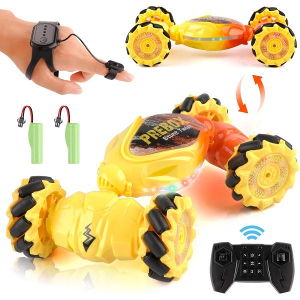 Gesture Sensing RC Stunt Car - 2.4Ghz Remote Hand Control Car Toy 360 ...