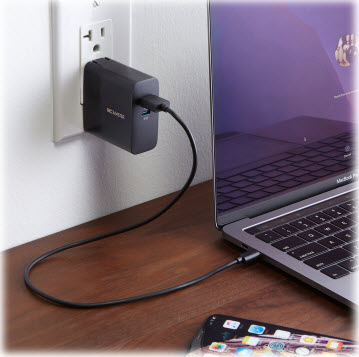 BCMaster 2-Port 65 Watt Wall Charger - This is a BEAST of a charger! 65 ...