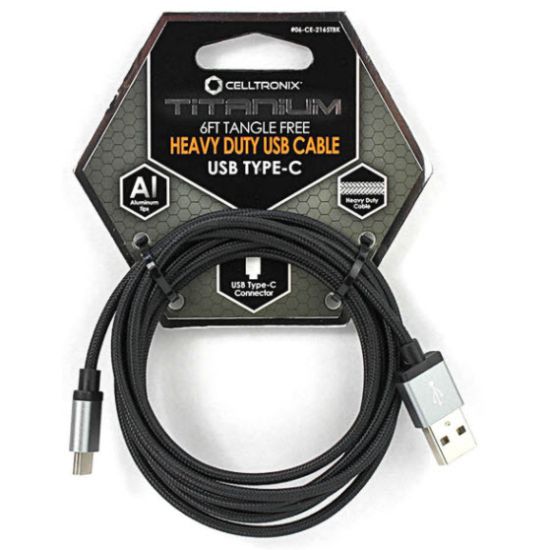 Celltronix Titanium USB Type-C 6 ft Braided Cable - 13 Deals