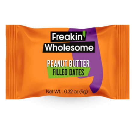 6 Bags of Freakin' Awesome Nut Butter Filled Dates - Choose from Peanut ...